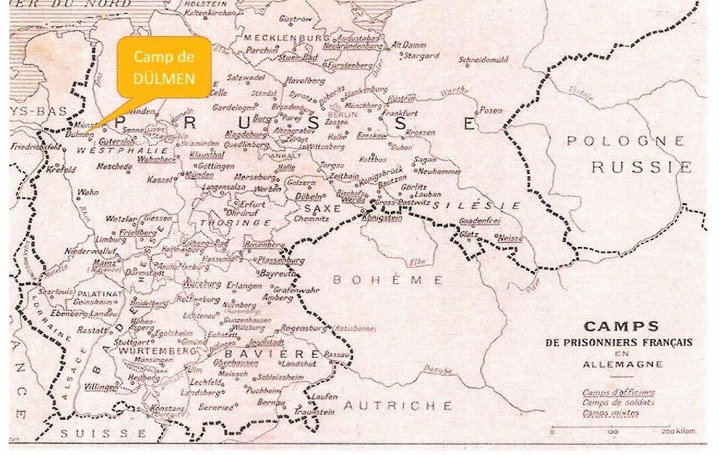 carte camp de Dulmen « Culture, Histoire et Patrimoine de Passy
